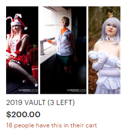 3 Vaults Left! Only $100 for 6 videos and every NSFW shoot I have ever done! Including lifetime ...