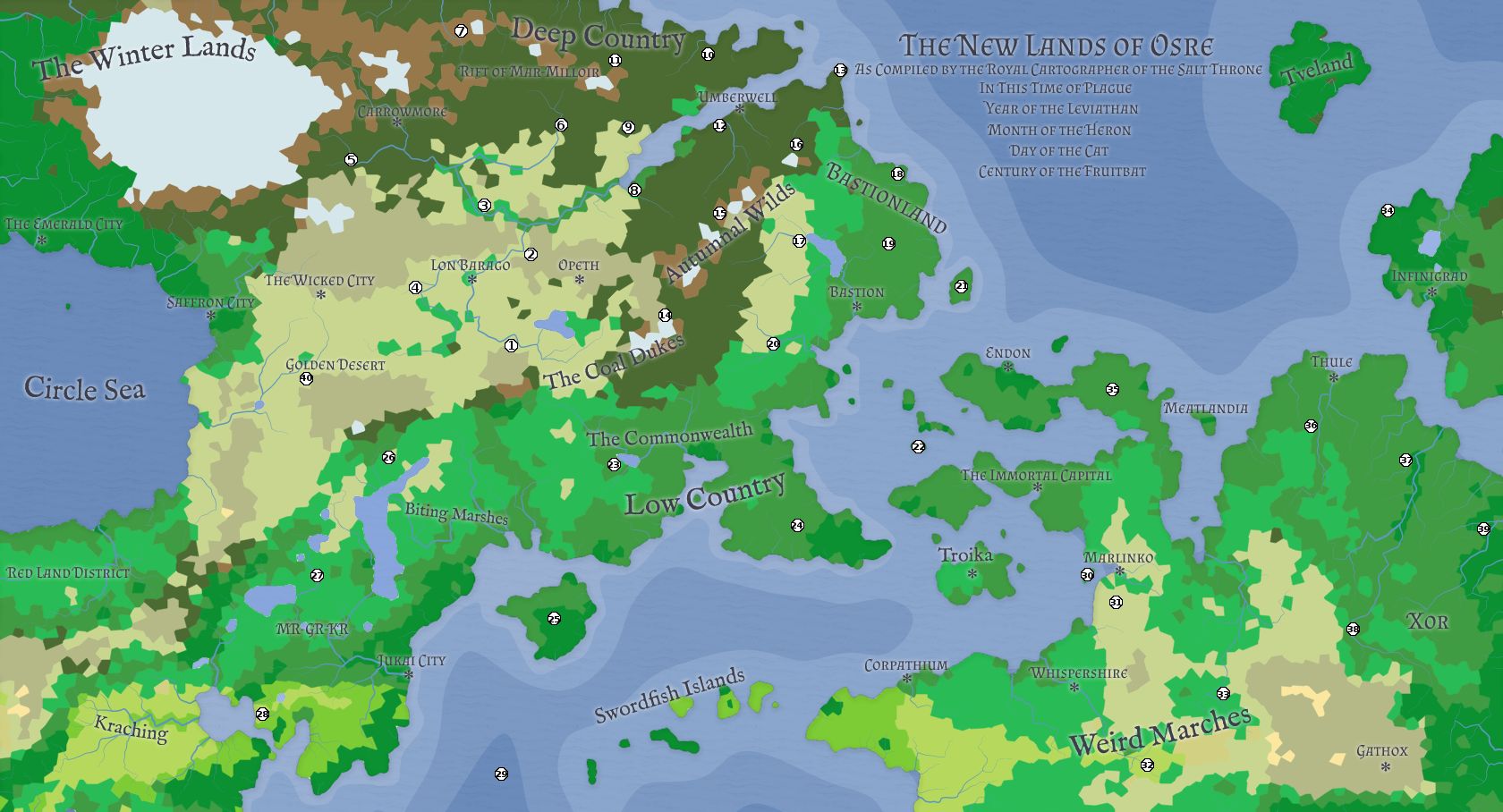 3 Year / 300 Post Spectacular: 3rd Unified Map of the OSR | Scrolller