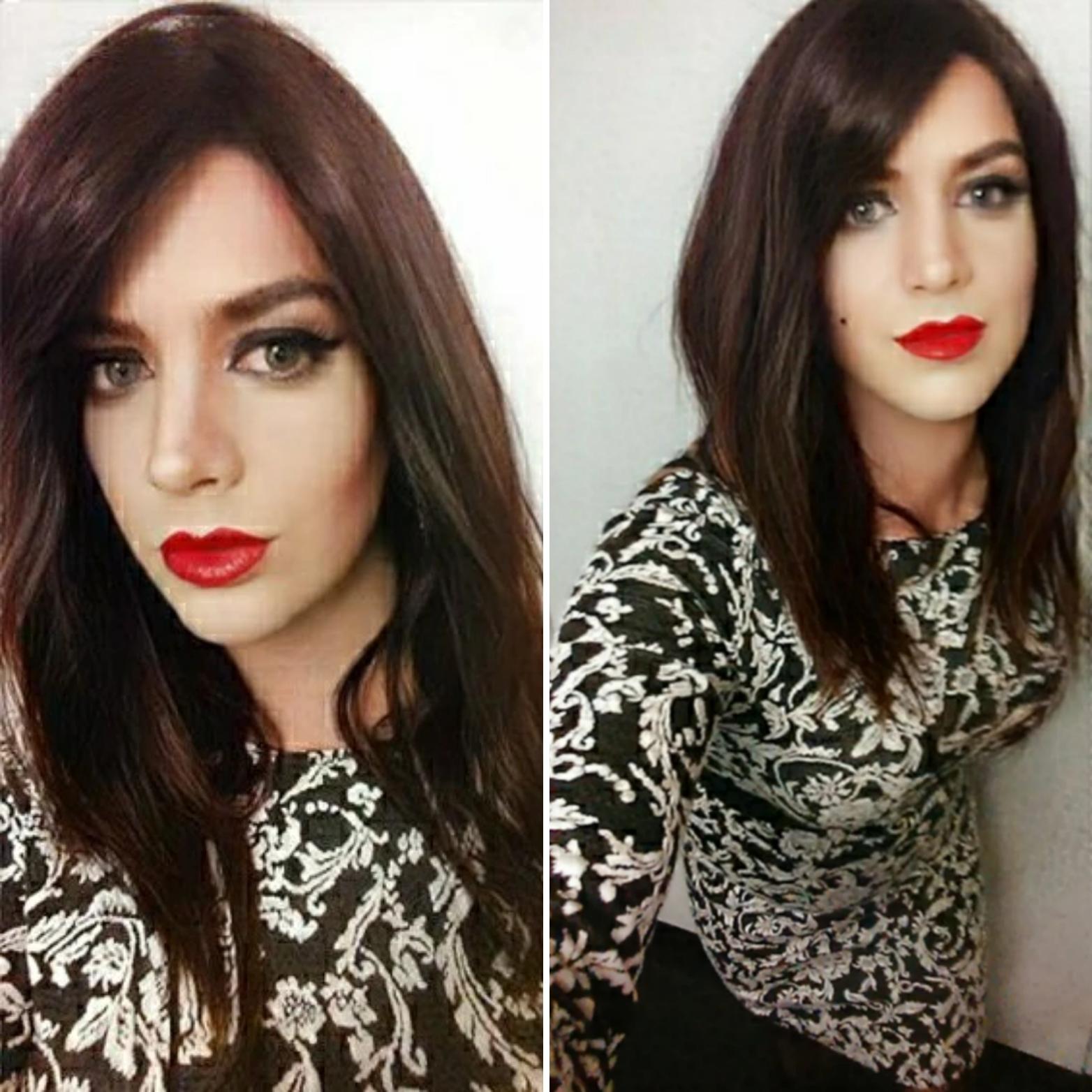 I feel curvy with this dress! Am I making a good brainless bimbo? | Scrolller