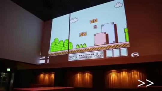 360 degree Mario projection | Scrolller