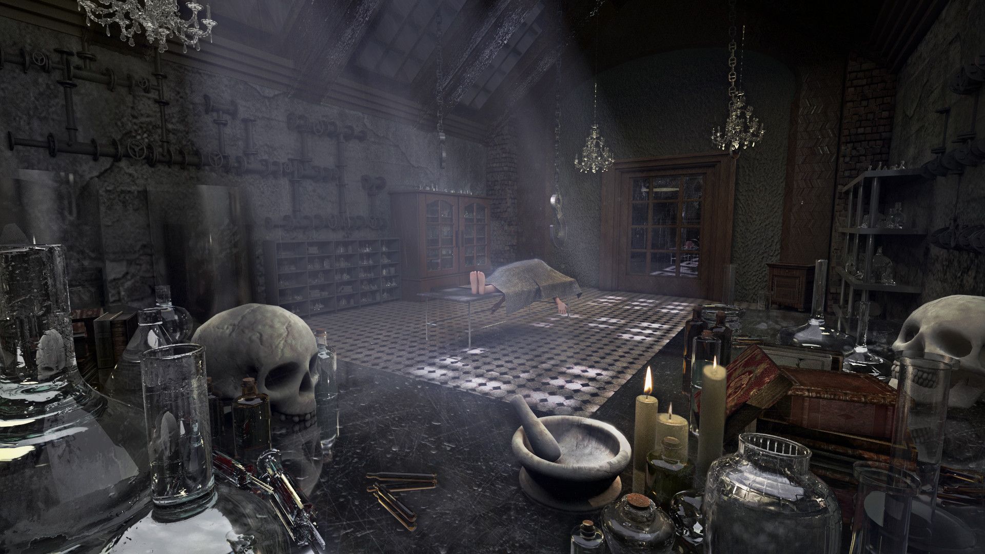 3D Frankenstein's Lab by Erick Ramírez Justo | Scrolller