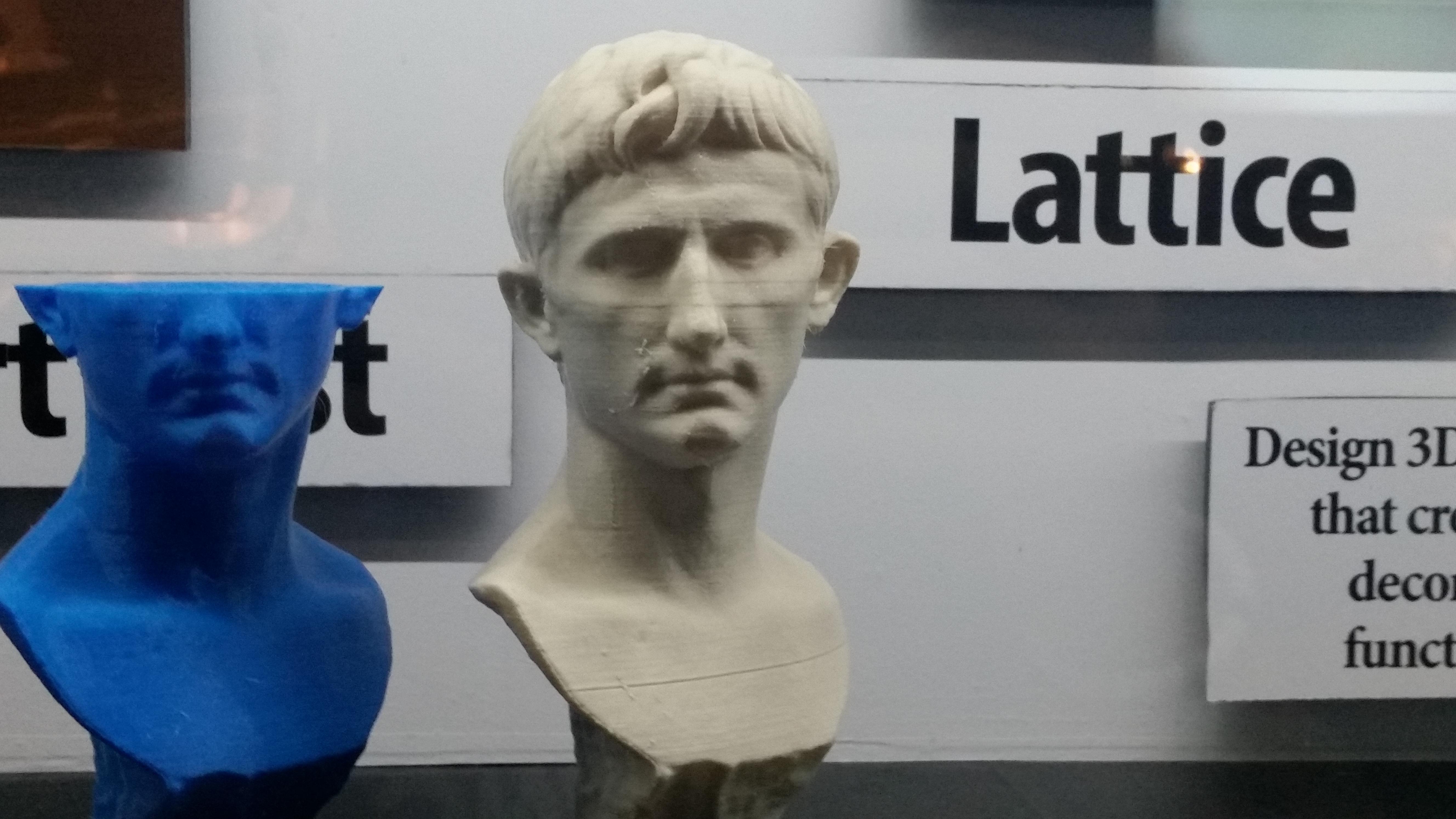 3D printed Augustus Caesar in the Boston Museum of Science | Scrolller
