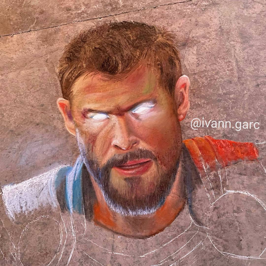 4-5 hour chalk art, La Paz Baja California Mexico 2019 | Scrolller