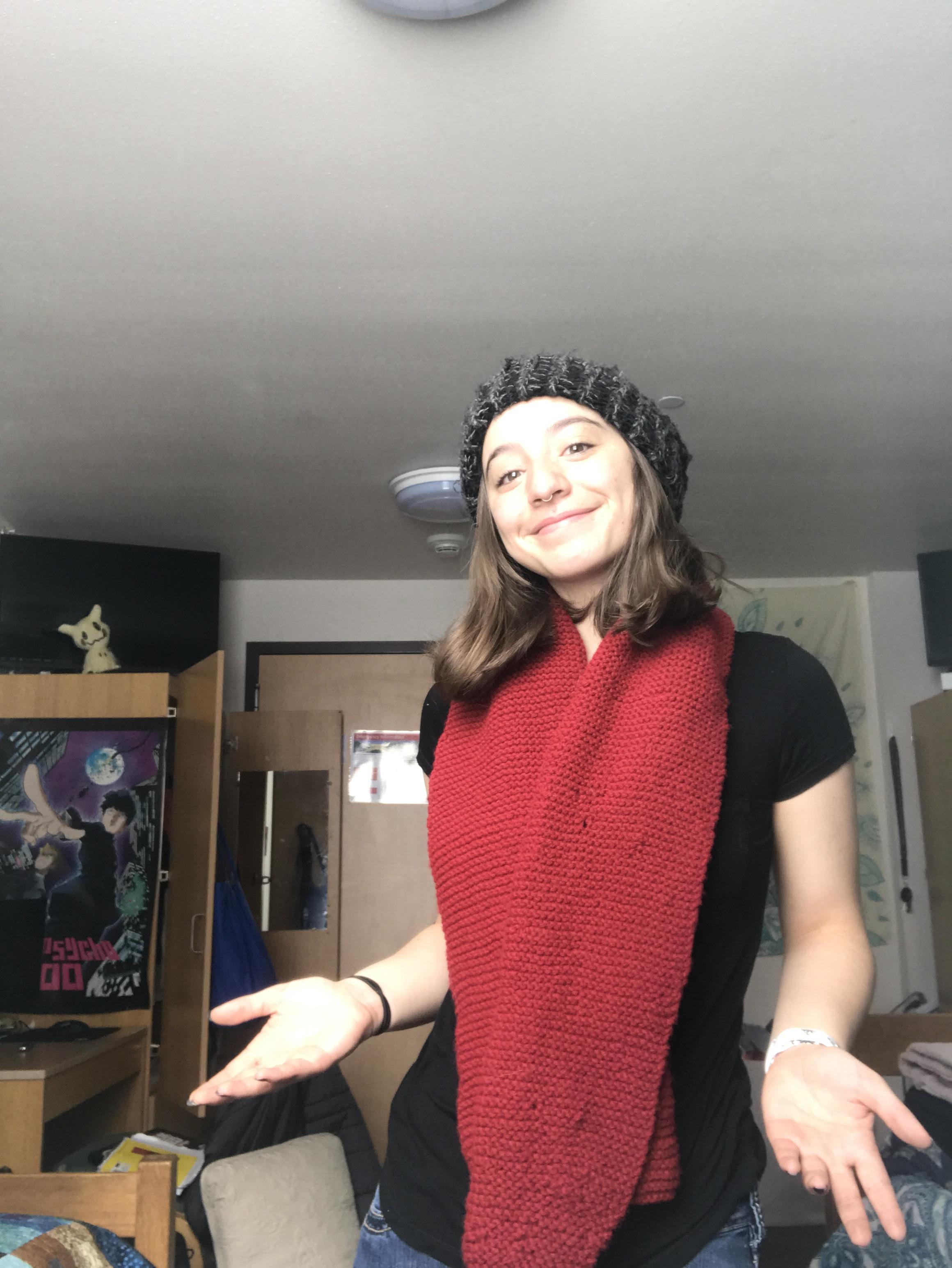 4 months later I finally finished my Hinata scarf for my bf | Scrolller