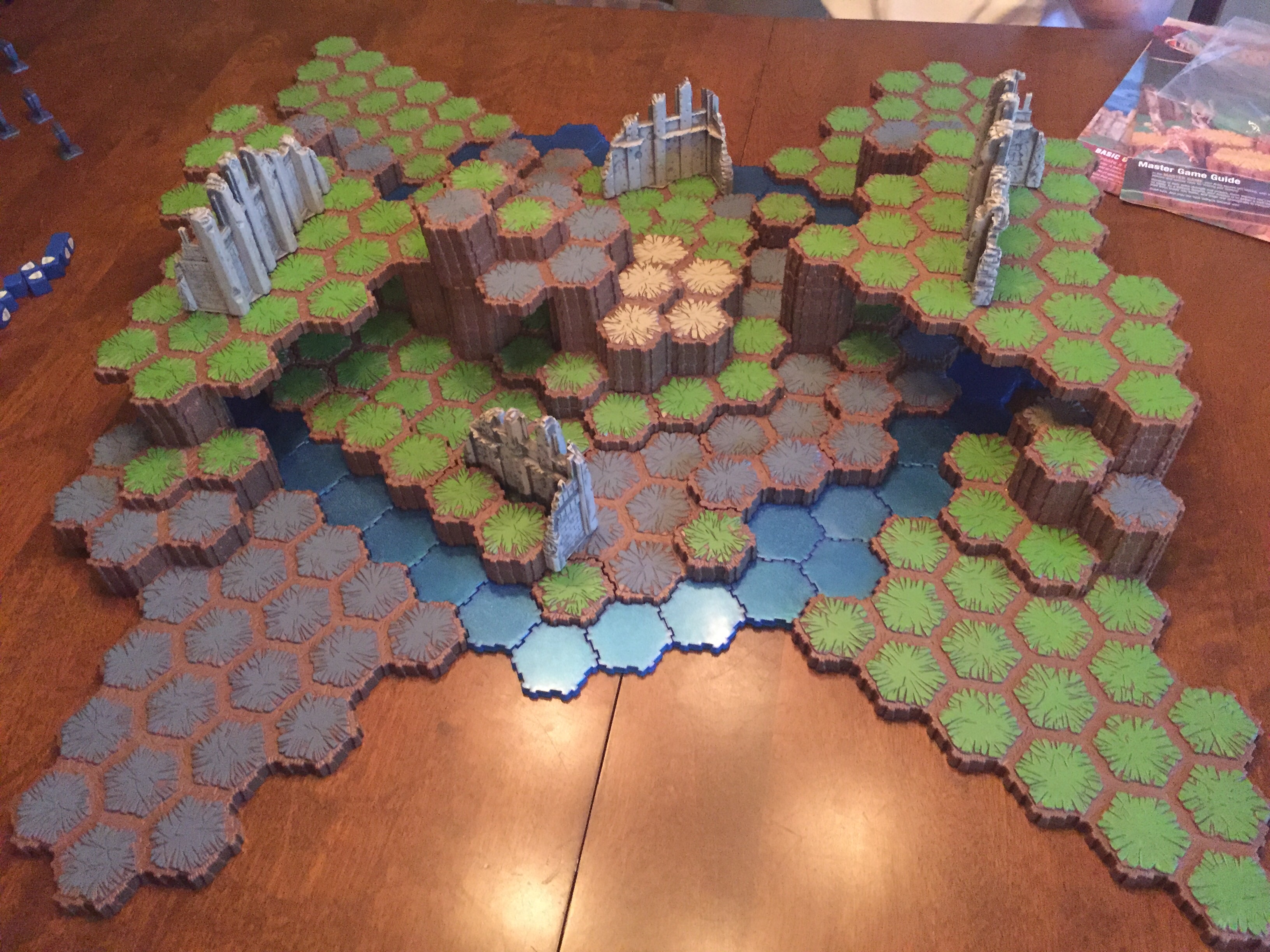 4 player map made of 2 starter sets. | Scrolller