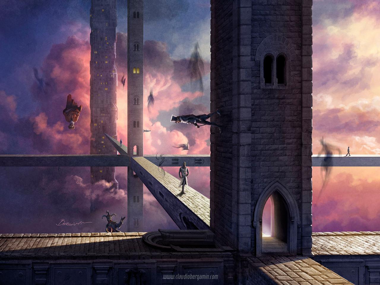 4th dimensions by Claudio Bergamin (x-post /r/ImaginaryPathways) | Scrolller