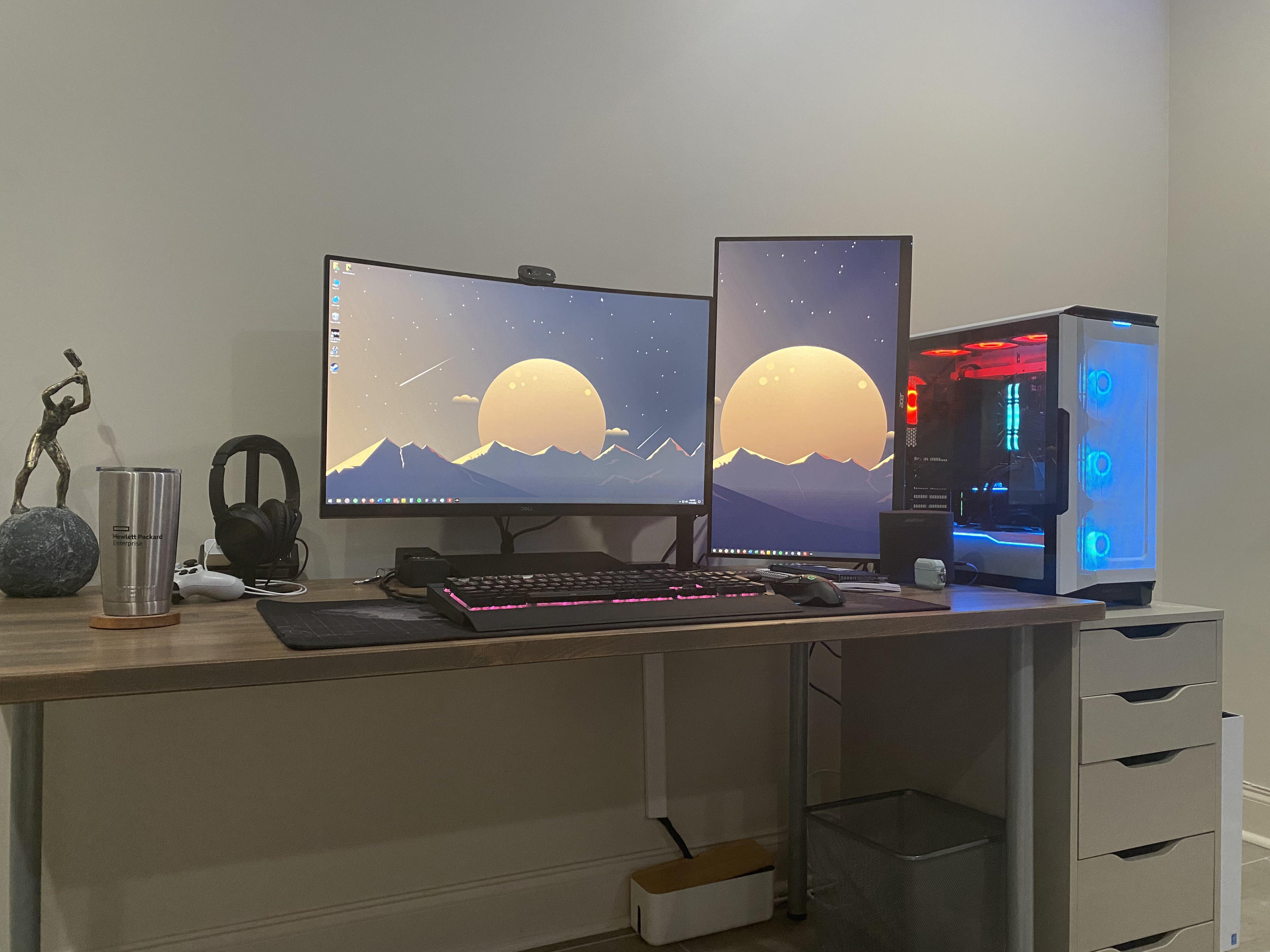 5 Year Upgrade On Entire Battle Station IcyHot + IKEA. Work/Gaming PC | Scrolller