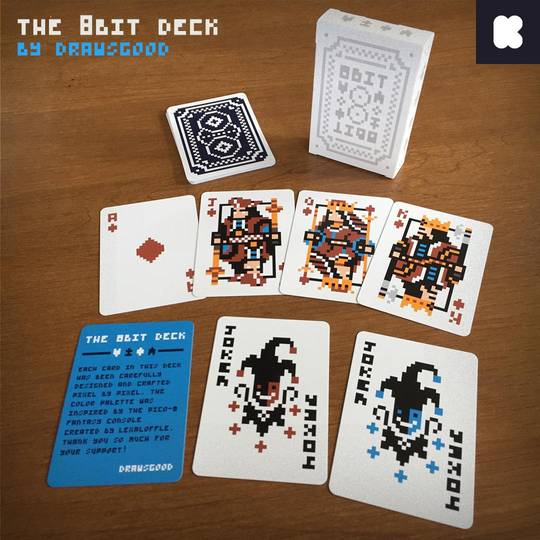 8Bit Deck - retro pixel art card deck | Scrolller