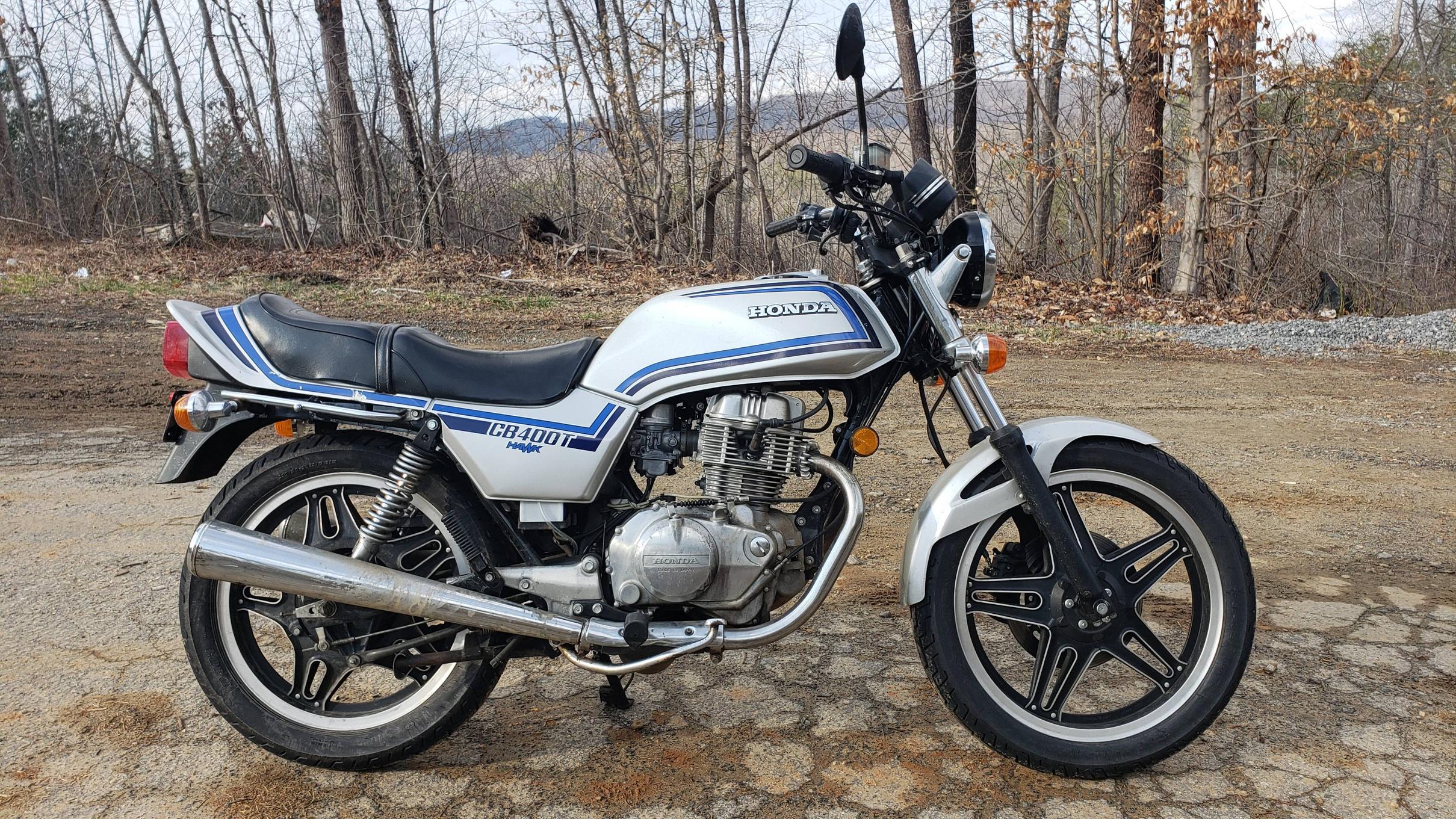A 1981 CB400T Hawk I fixed up | Scrolller