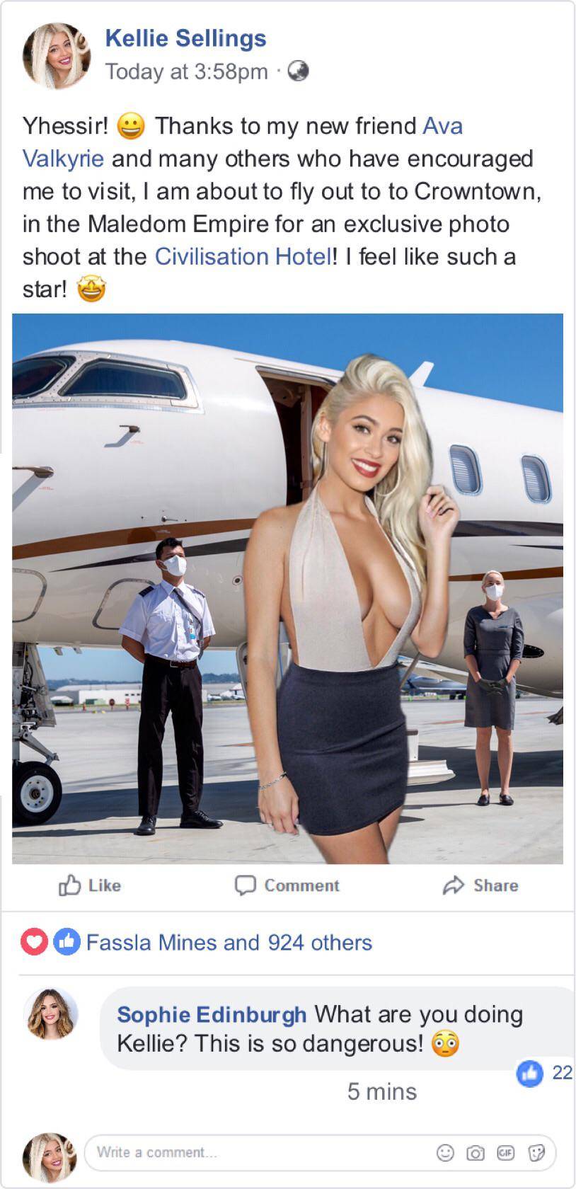 A business trip to Crowntown for Kellie... | Scrolller