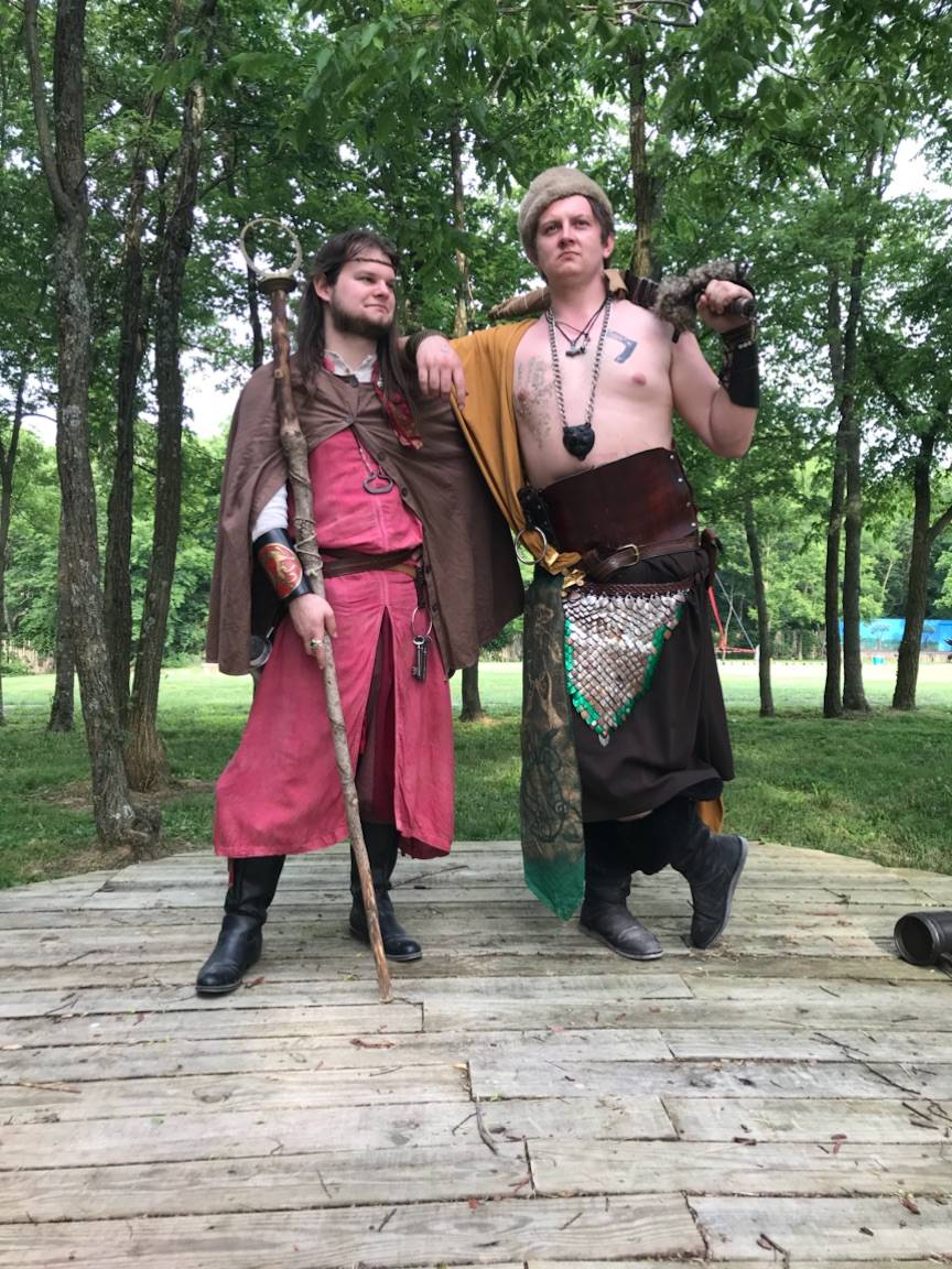 A Cleric and his Barbarian friend | Scrolller