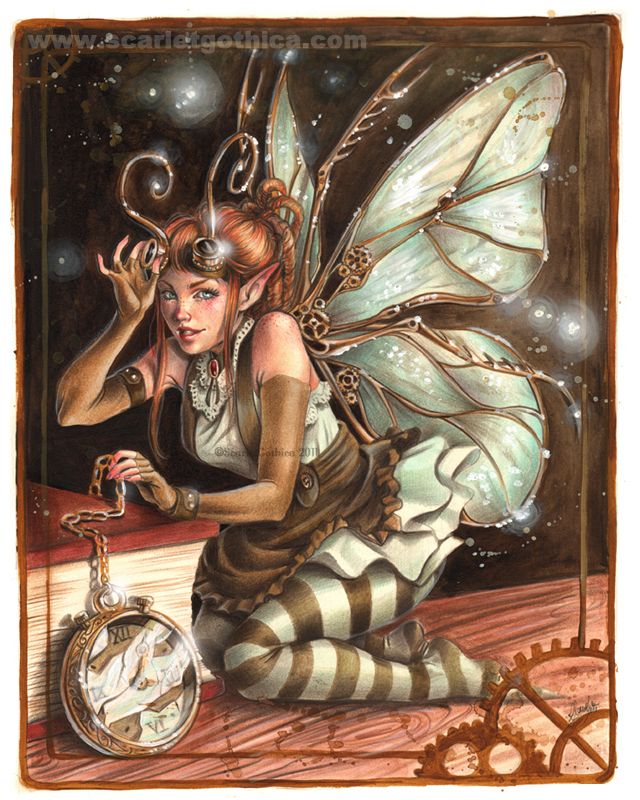 A Clockwork Faerie, by Claudia (Scarlet Gothica) | Scrolller