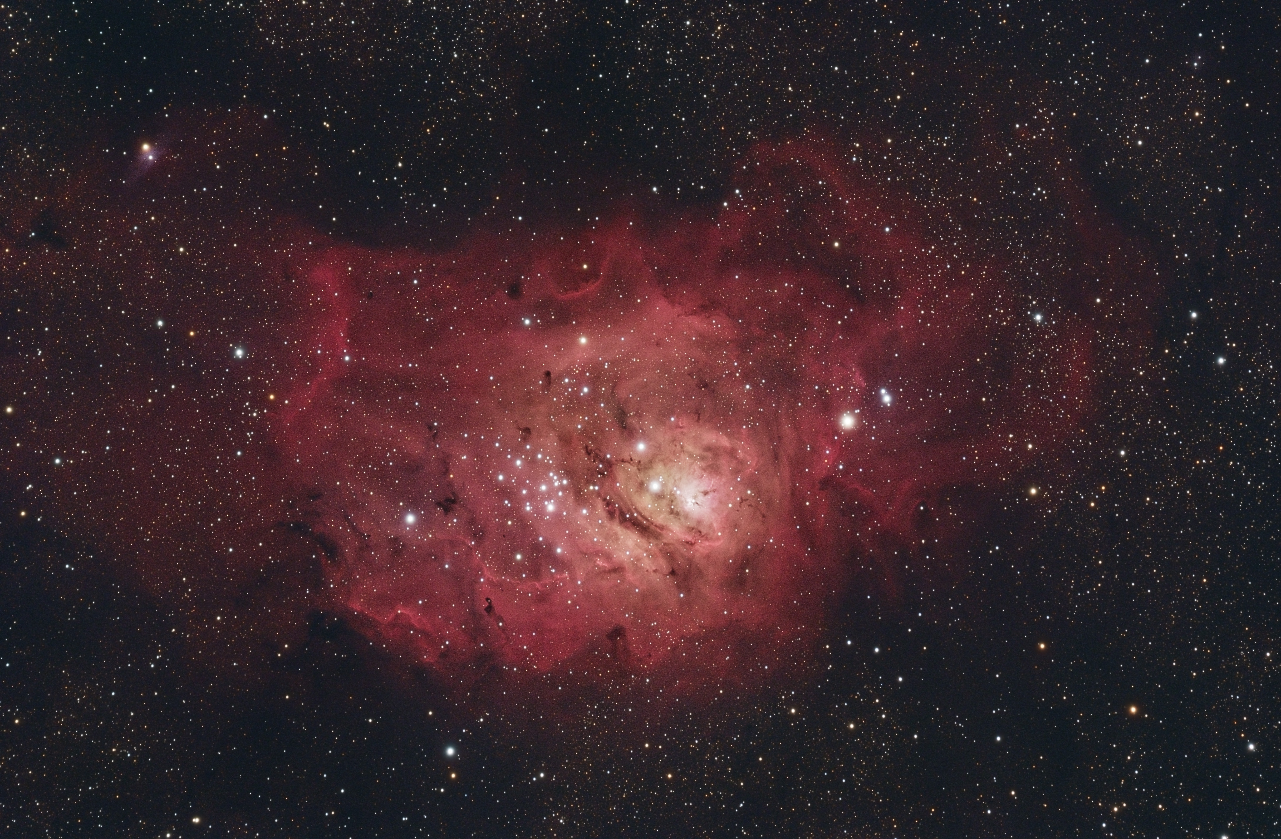 A closer view of the Lagoon Nebula | Scrolller