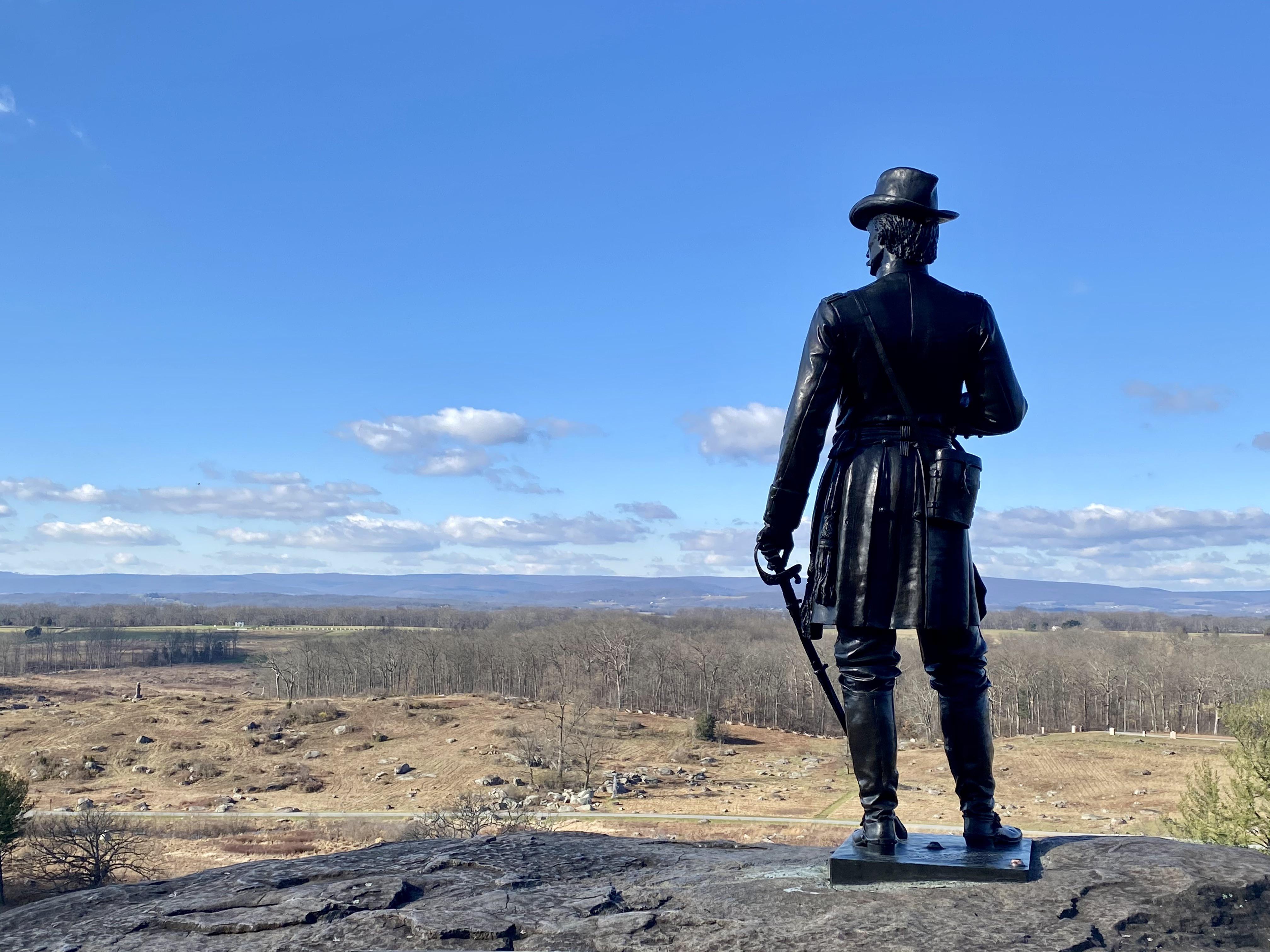 A cold, windy day in Gettysburg. | Scrolller