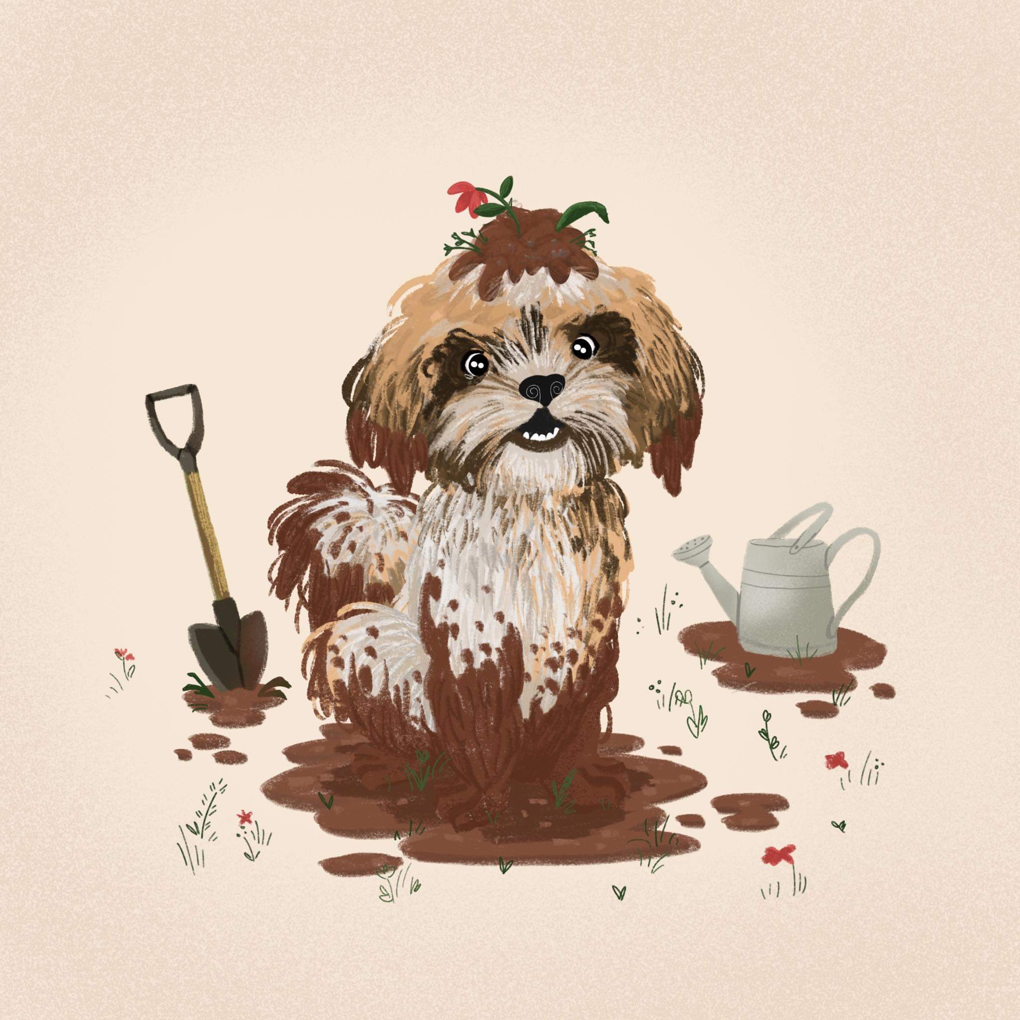 A commissioned portrait of Daphne. The super talented artist has totally captured her cheeky ...