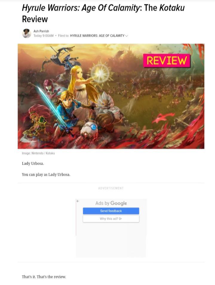 A Compelling and Nuanced Review(tm) | Scrolller