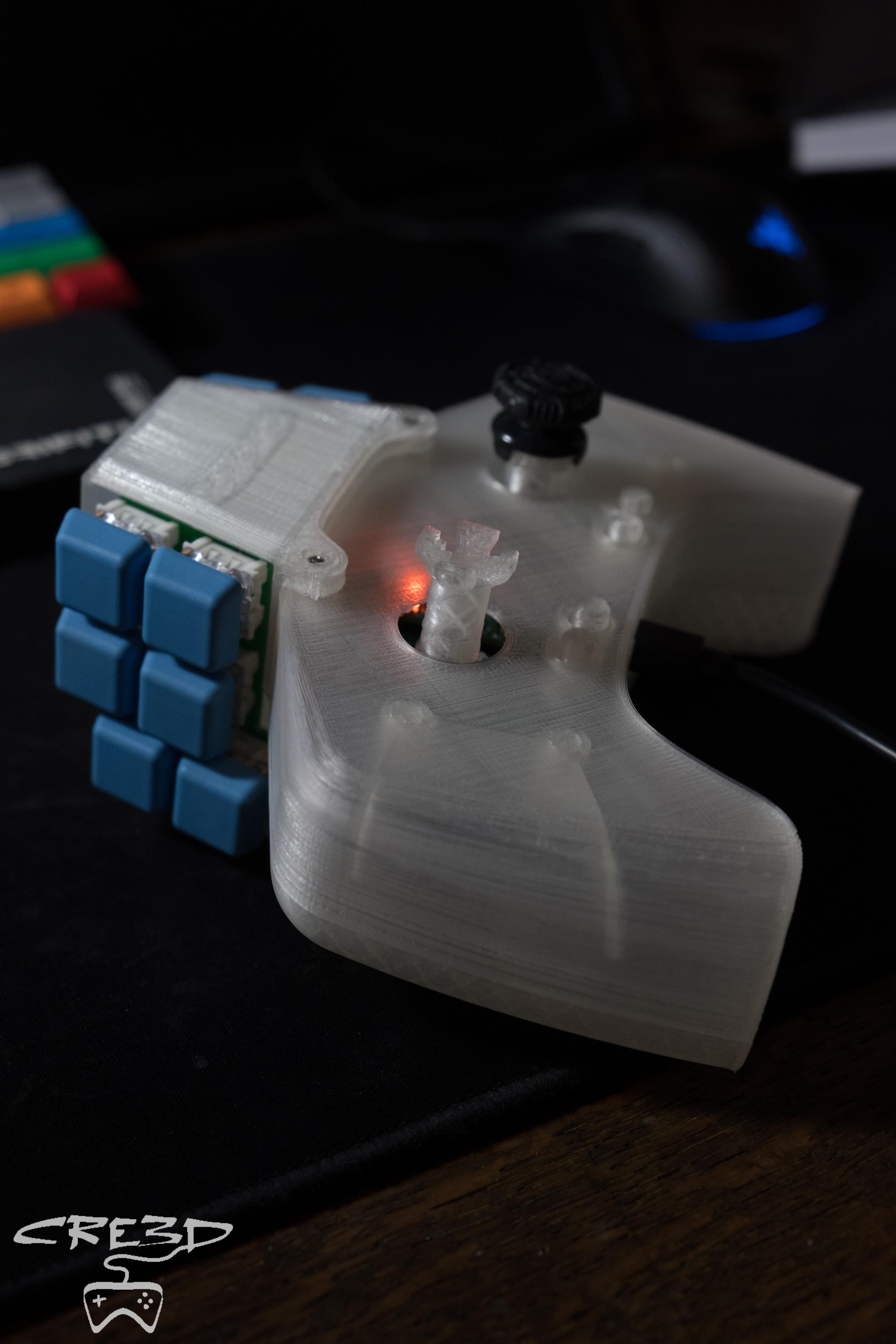 A Custom Video Game Controller with Mechanical Keyboard Switches that I designed | Scrolller