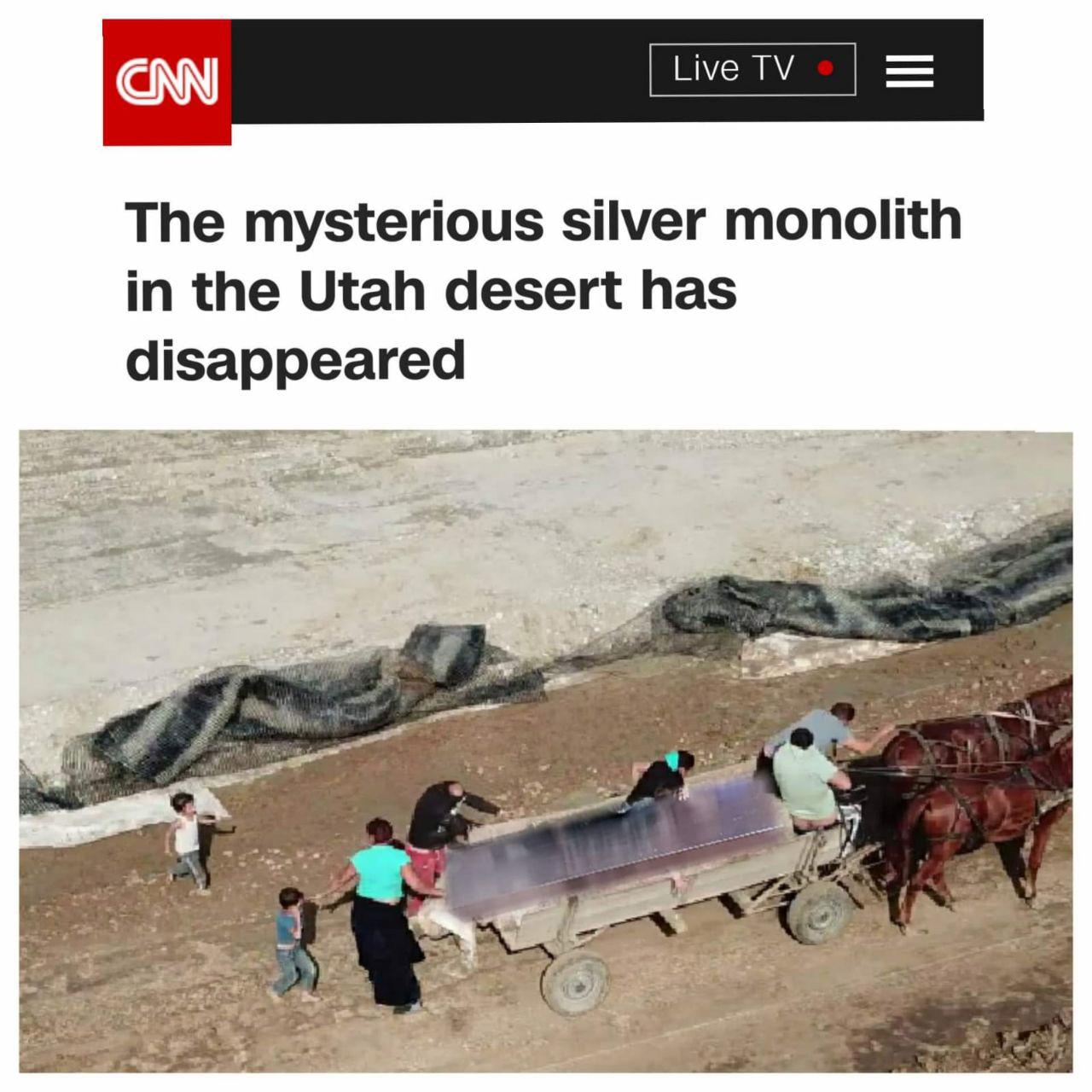 A disparut Monolith-u'!!! | Scrolller