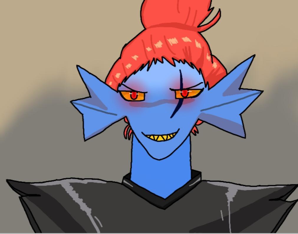 A drawing I did of undyne (OC) | Scrolller