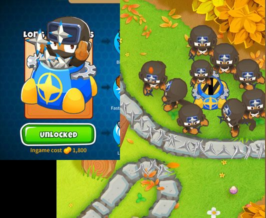 A Factory drop Monkey to drop spike | Scrolller