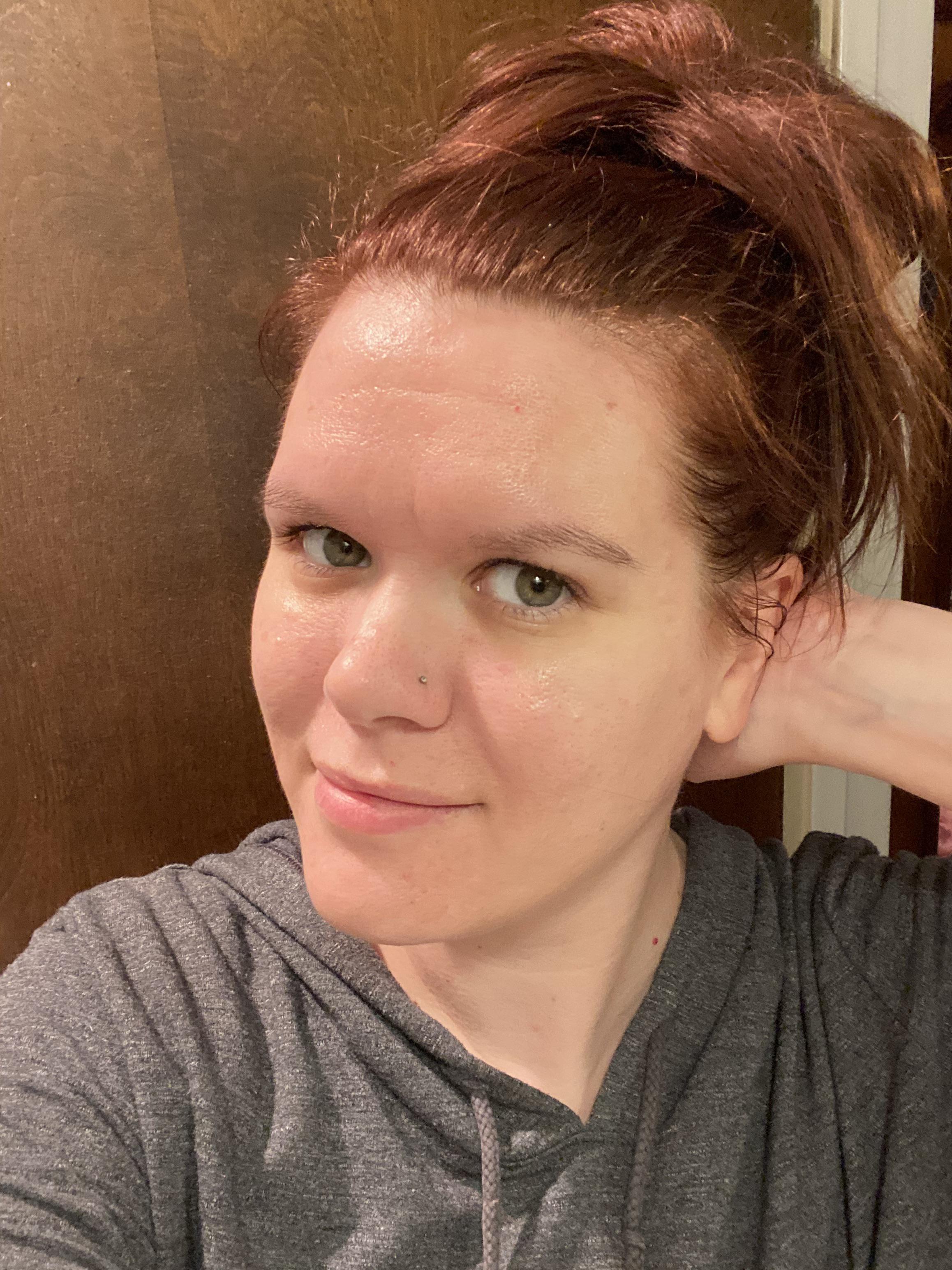 A freshly washed face and a smile before bedtime | Scrolller