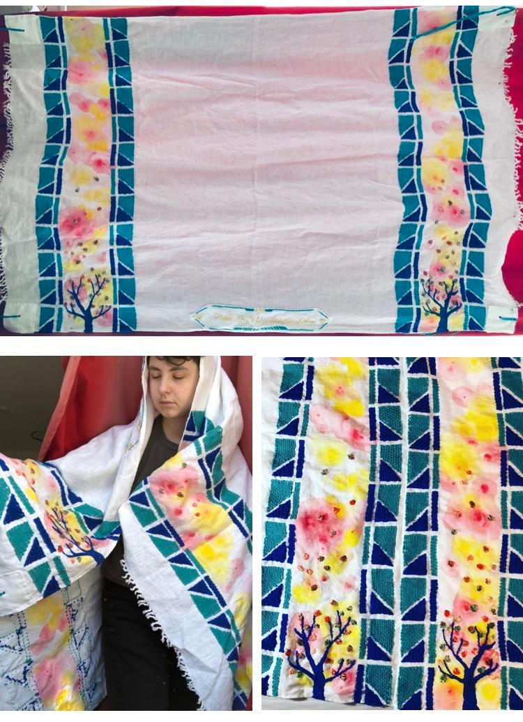 A Full-Length Self Made Tallit Made in my Conversion Process | Scrolller