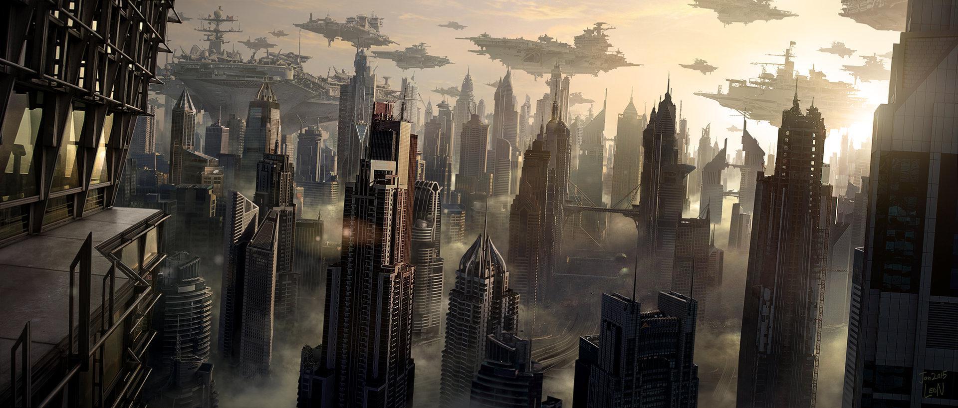 A Futuristic City by Luan Nguyen | Scrolller