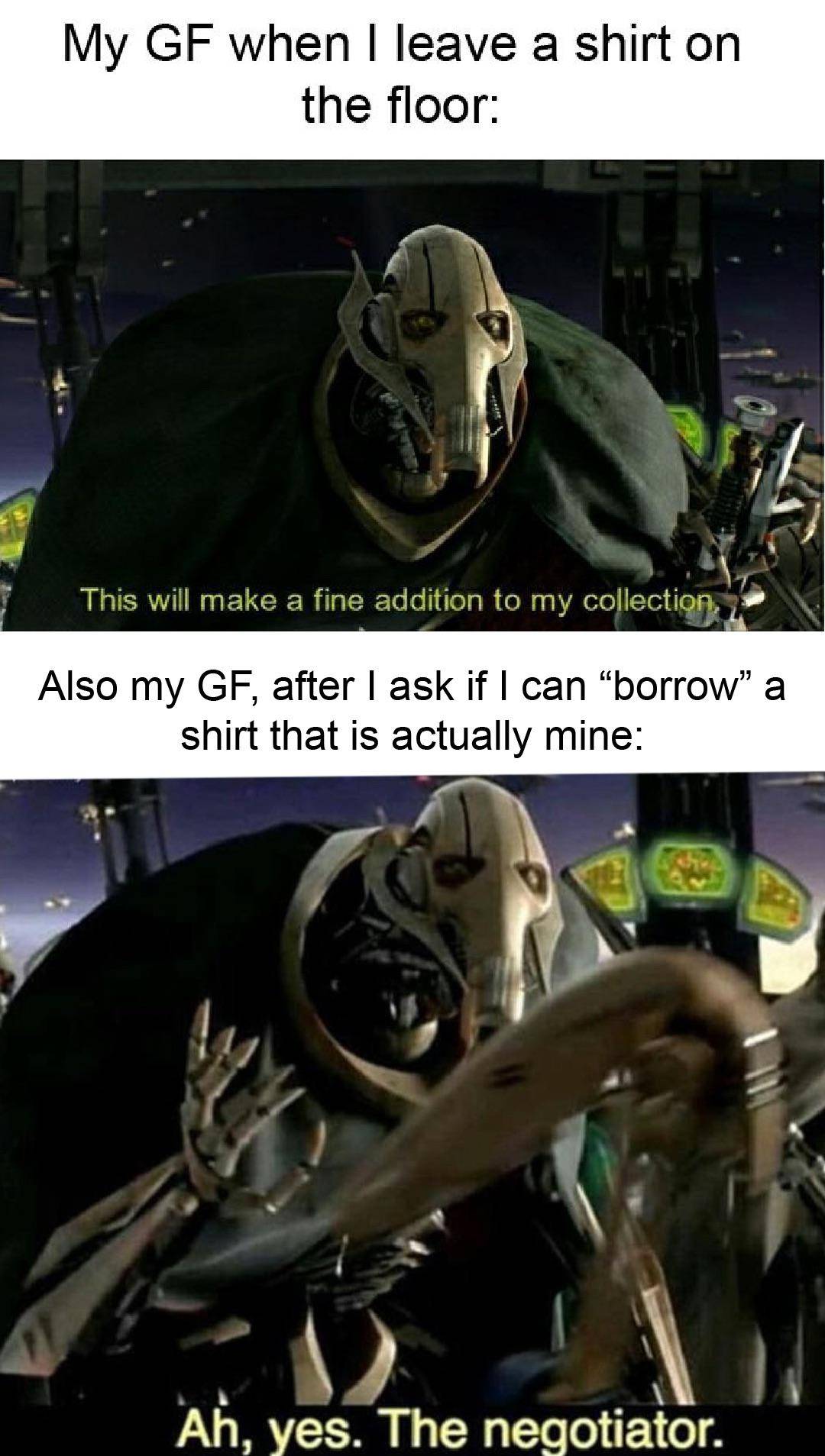 A Grievous act against my wardrobe | Scrolller