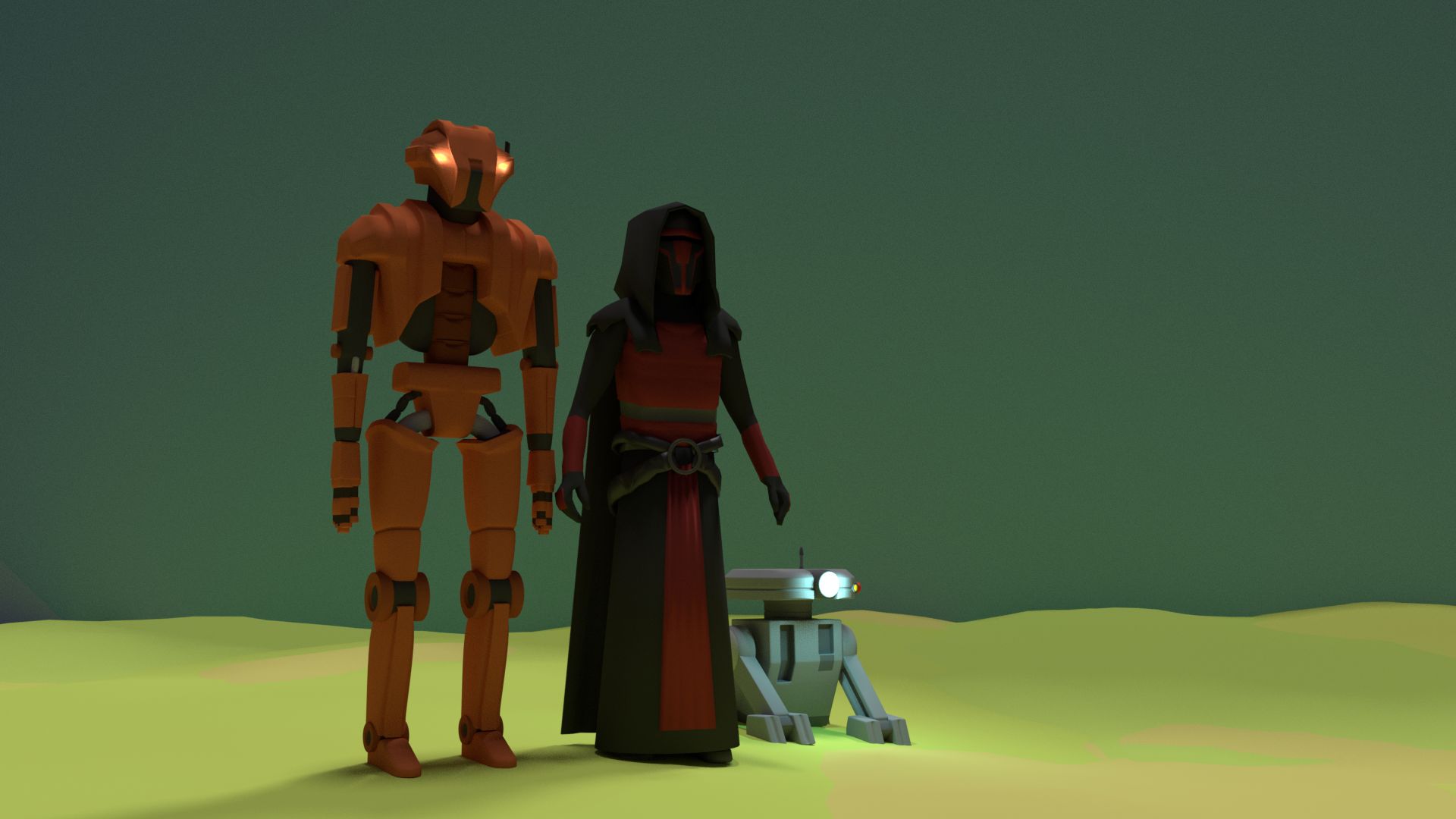 A little Blender modelling, KotOR - Style! | Scrolller