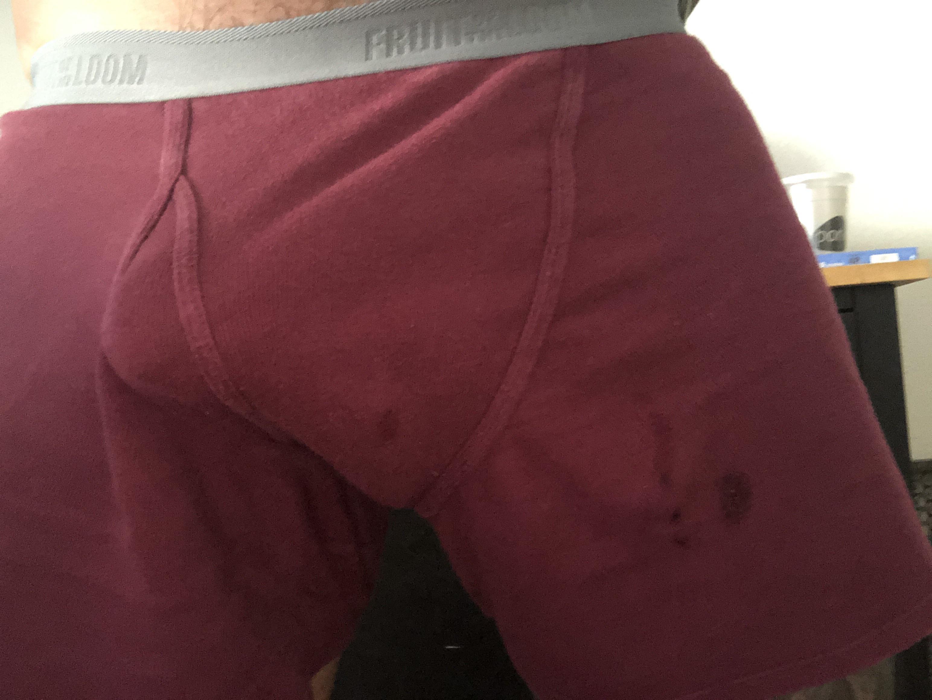 A little bulge. A little pre cum | Scrolller