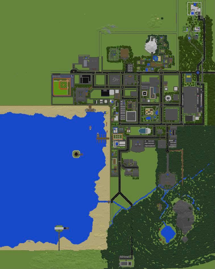 A map layout of my Creative city! Its not the best but its very precious to me :) | Scrolller