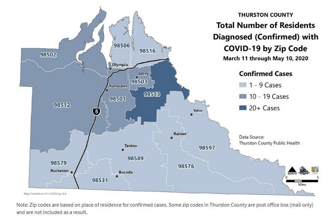 A map of confirmed cases in the county by ZIP code | Scrolller