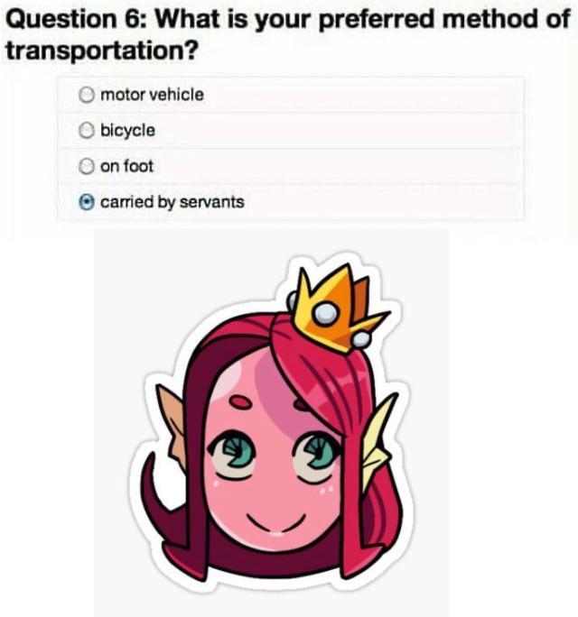 A Meme Of Best Girl Scrolller