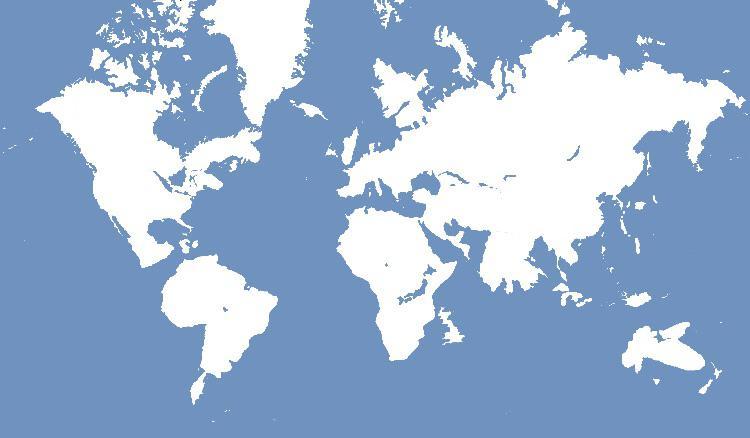 A normal world map like nothing is wrong with it it’s just a world map | Scrolller