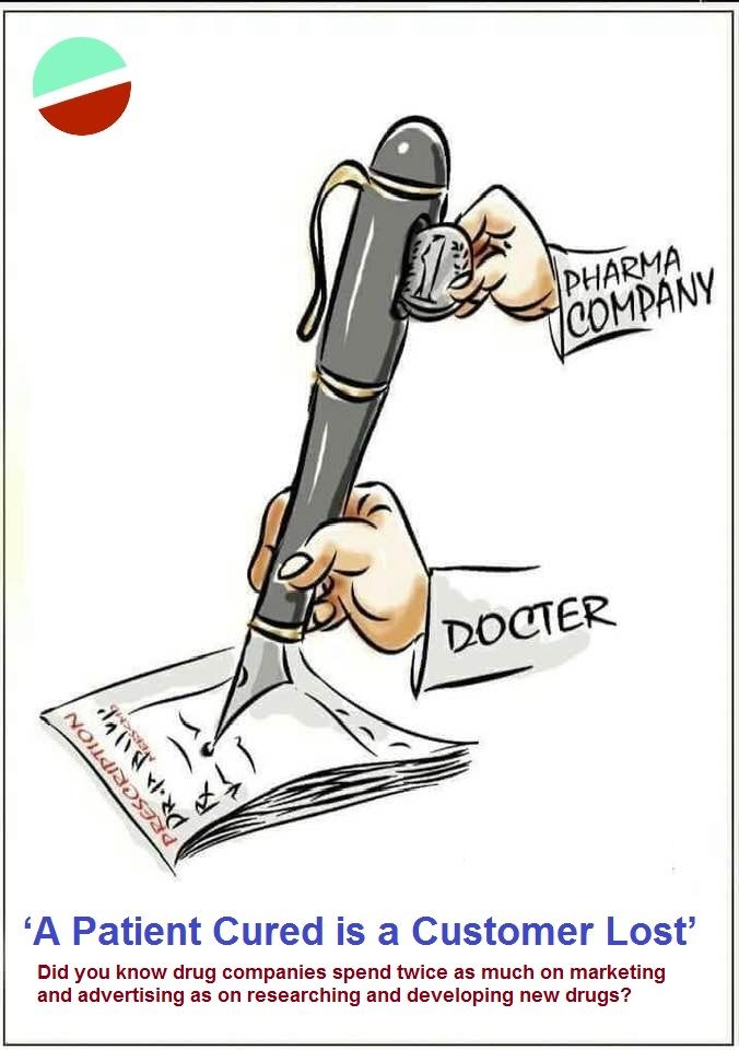 A Patient Cured is a Customer Lost | Scrolller