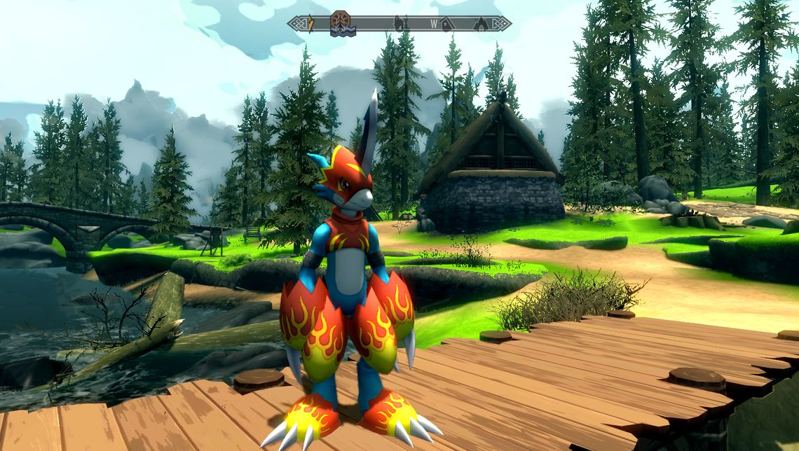 A perfectly normal Skyrim playthrough. | Scrolller