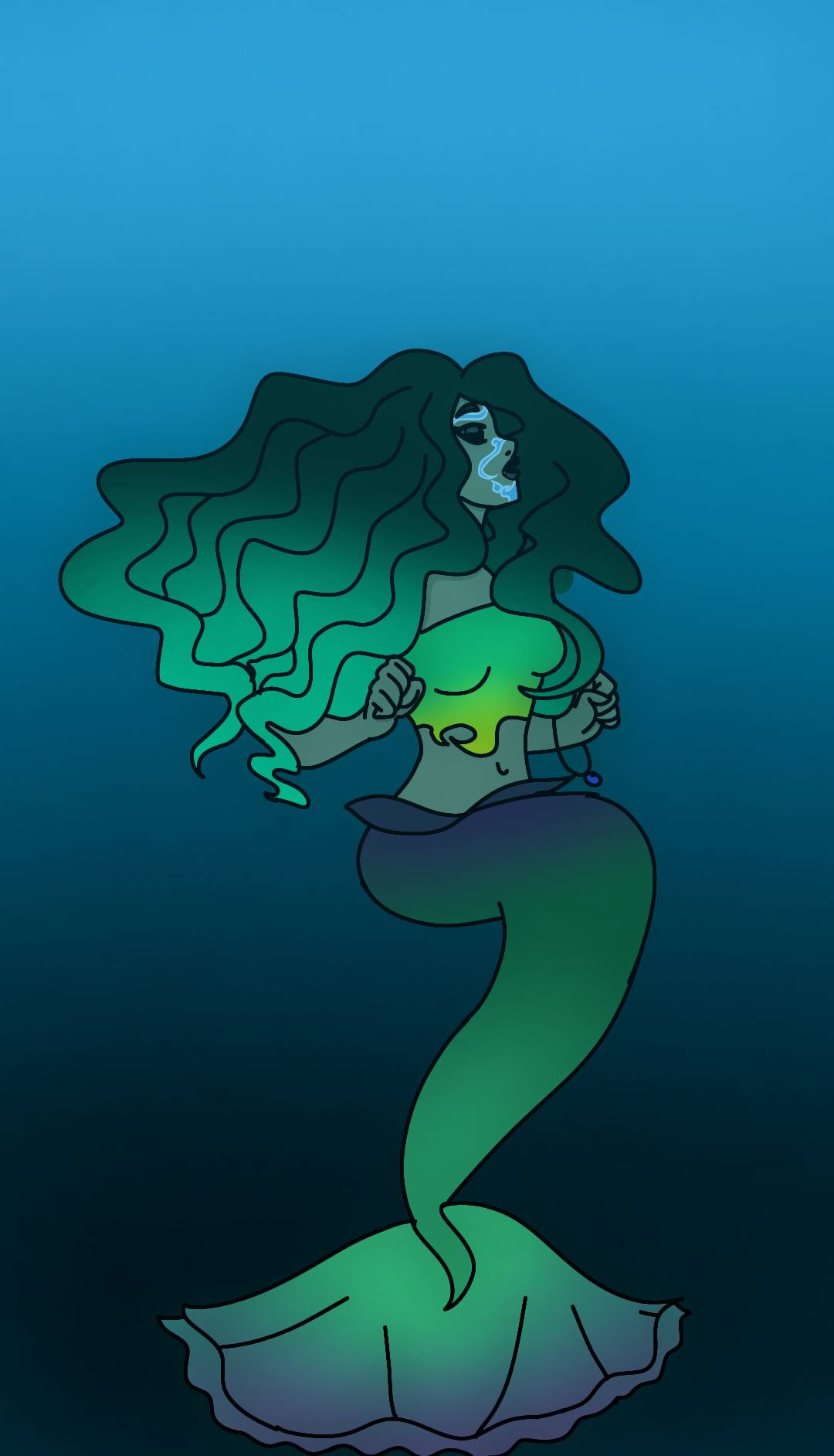 A quick mermaid I did | Scrolller