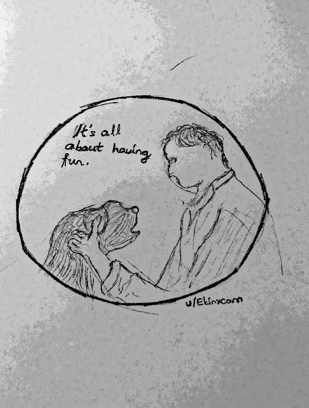 a quick sketch of one of the saddest scenes in the show, RIP :( | Scrolller