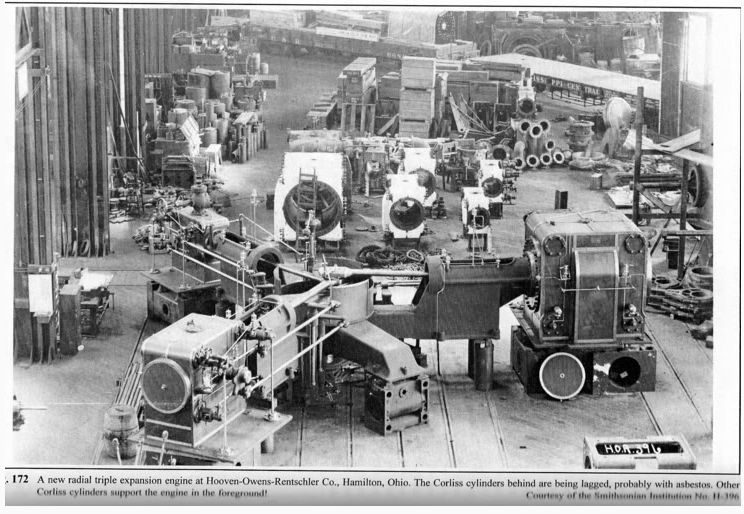 A radial, triple expansion, steam engine | Scrolller