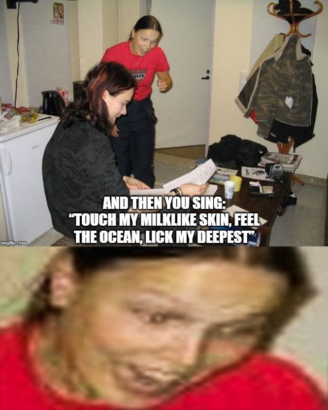 A rare photo from recording Angels Fall First (1997, colorized) | Scrolller