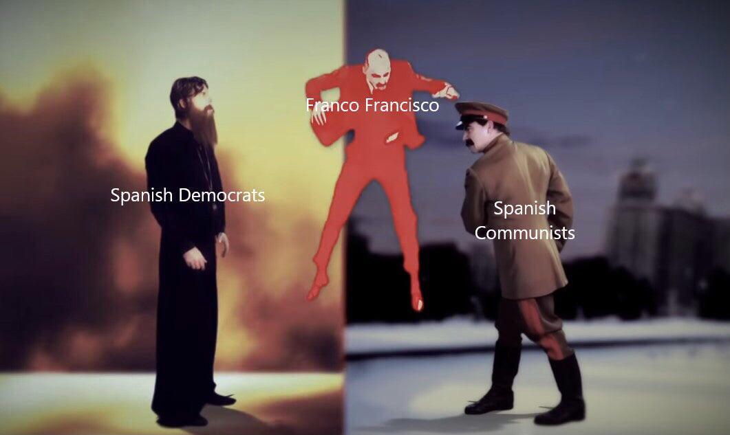 A rare Spanish Civil War meme | Scrolller