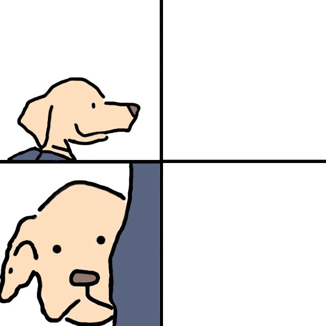 A redesign of u/Peanut_Dogs's meme template. | Scrolller