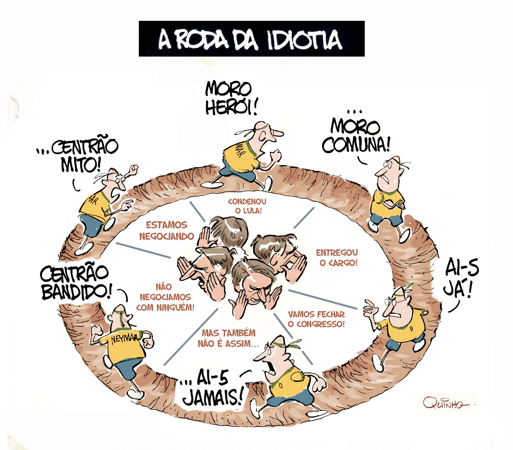 A roda do idiota útil | Scrolller