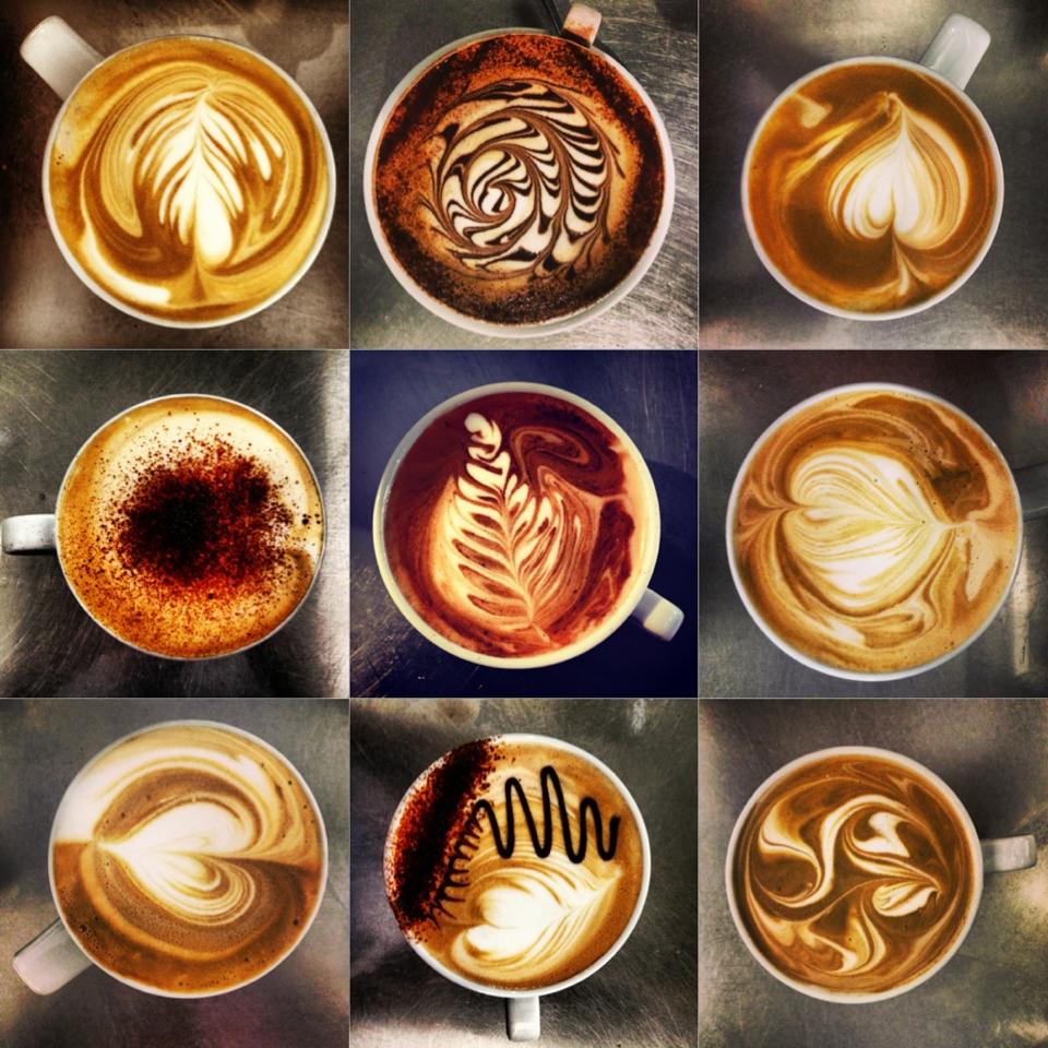 A selection of coffee's from our cafe. | Scrolller