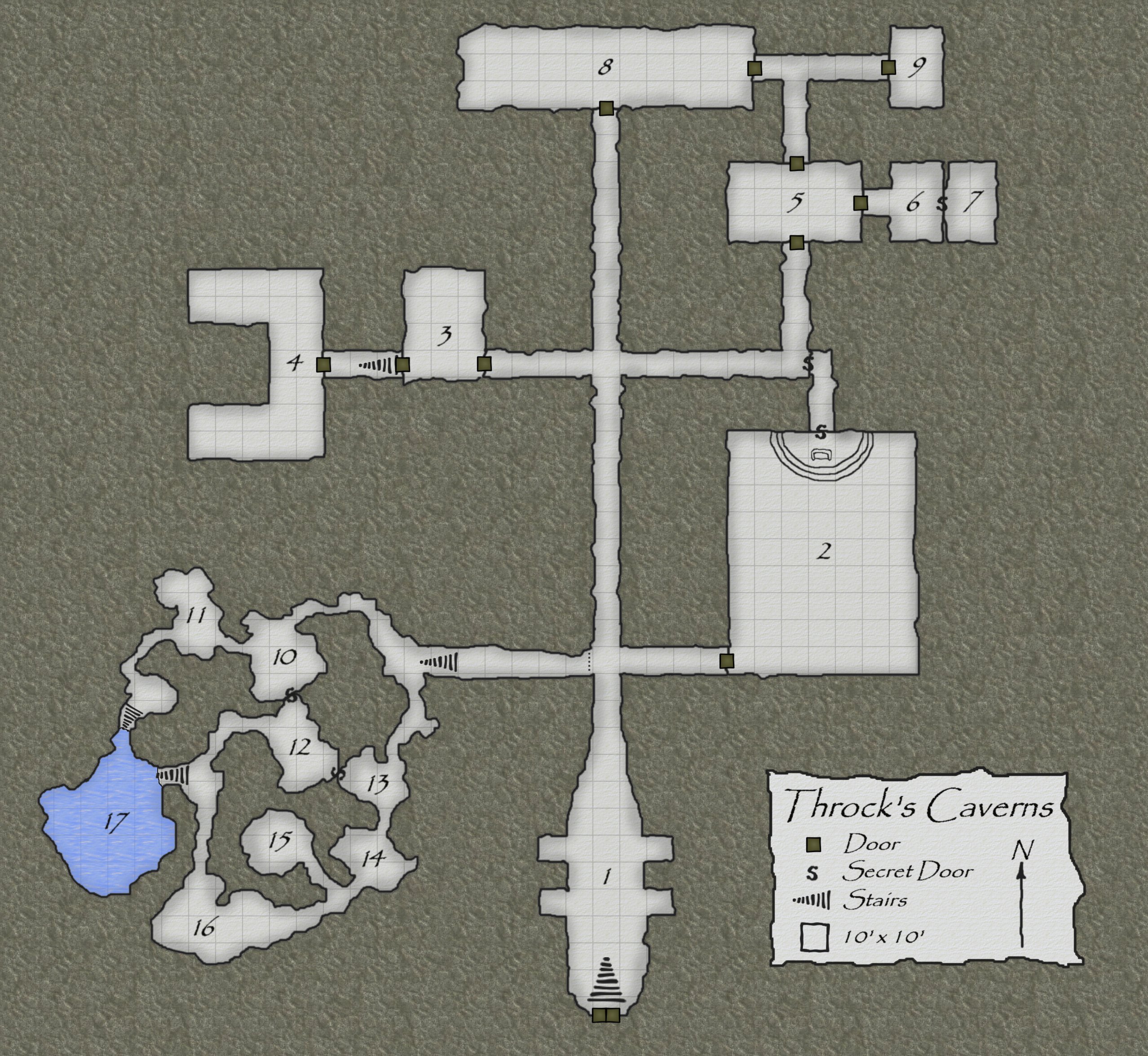A simple dungeon -- Throck's Caverns | Scrolller