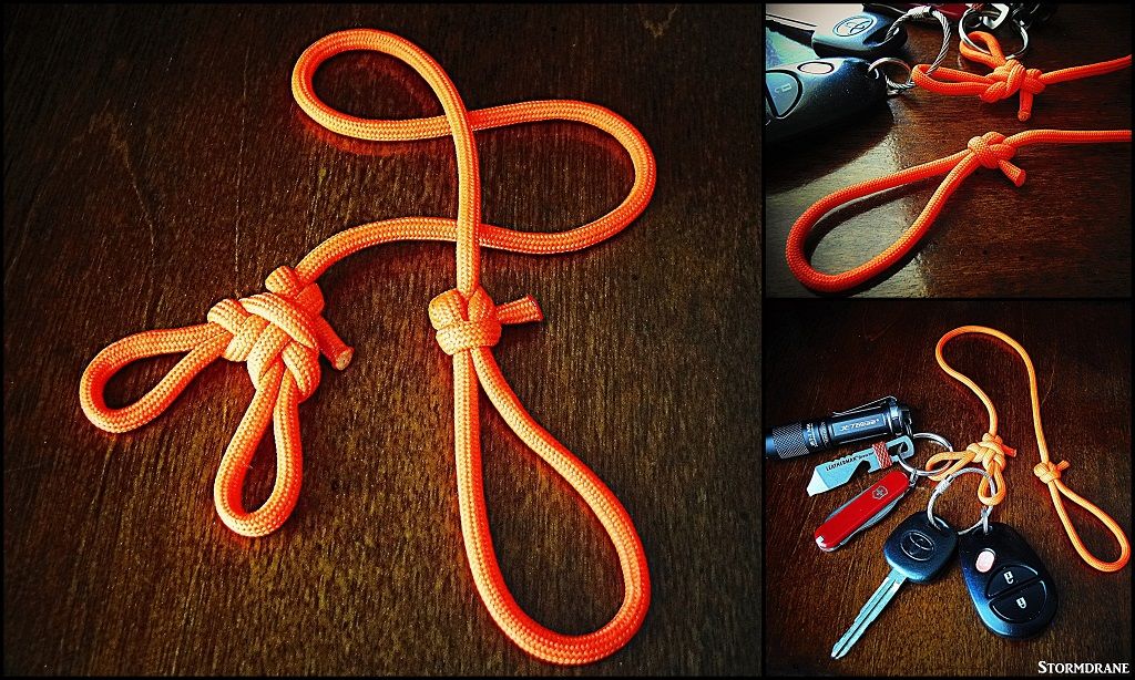 A single strand paracord lanyard | Scrolller