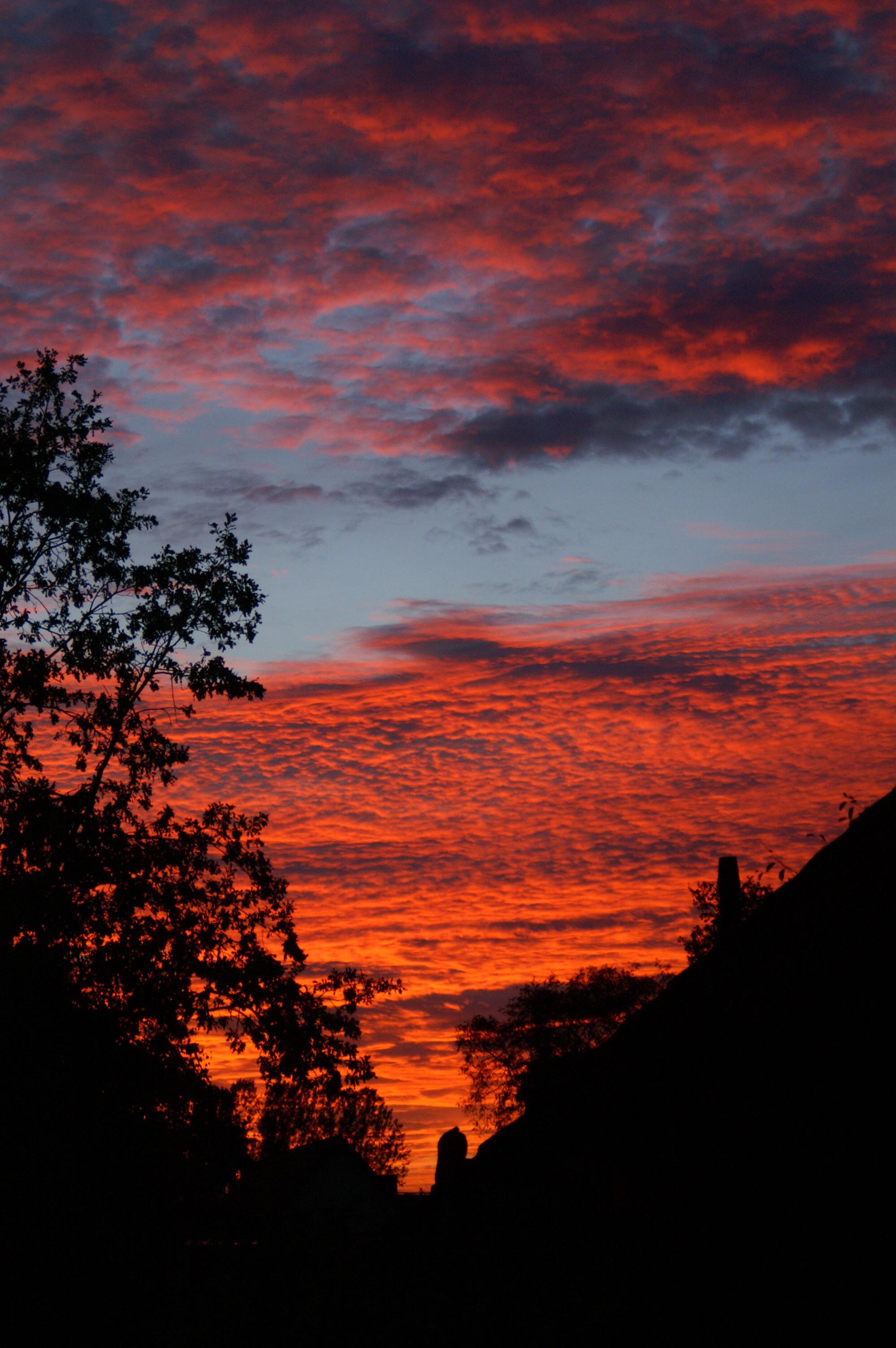 a sunset in Germany | Scrolller