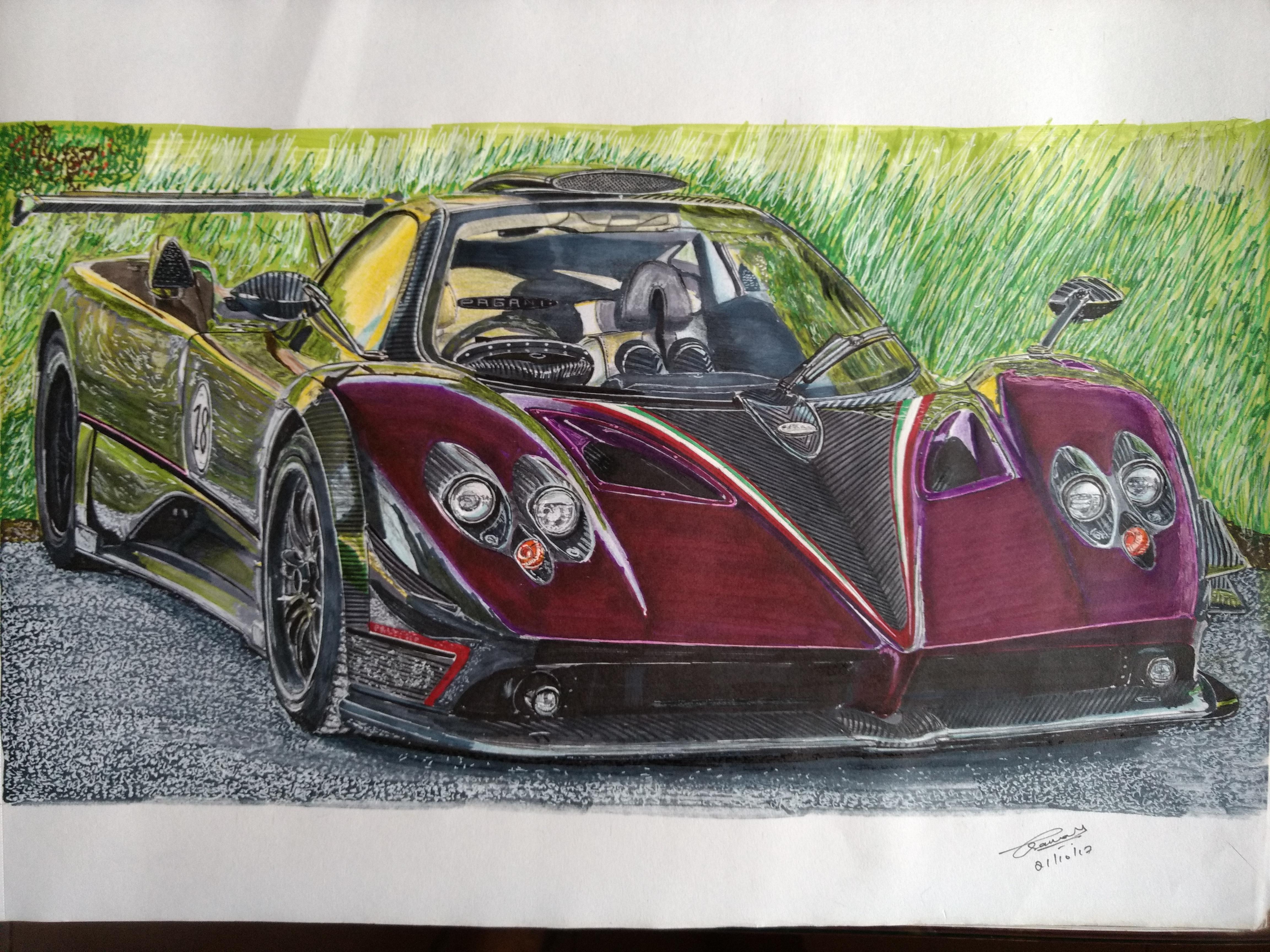 A tribute to Pagani Zonda Fantasma Evo | Scrolller