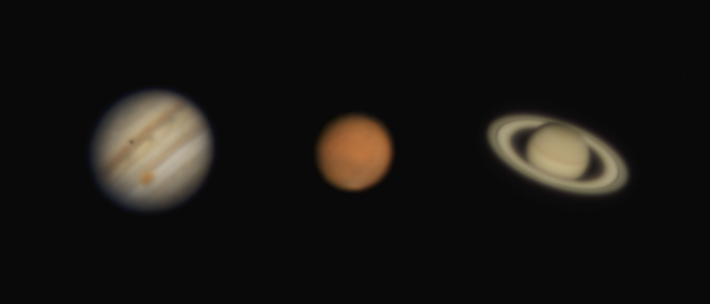 A trio of planets | Scrolller