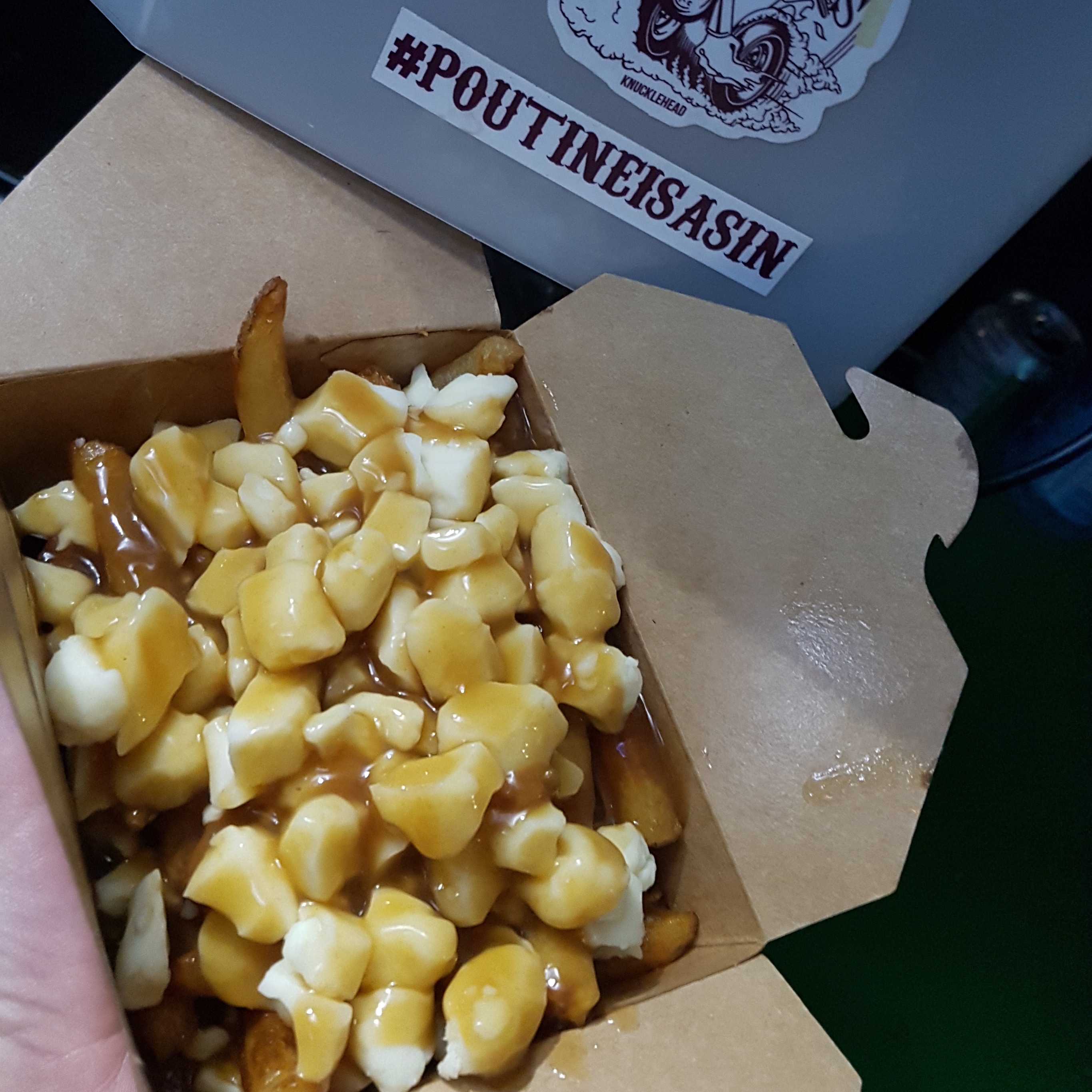 A true holy trinity // Frys, cheese curd, sauce. | Scrolller